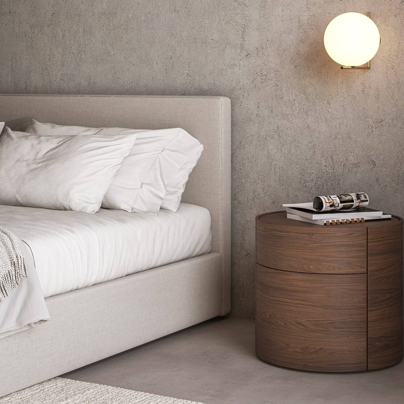 Melody bed | Massimiliano Strati® - Design made in Italy